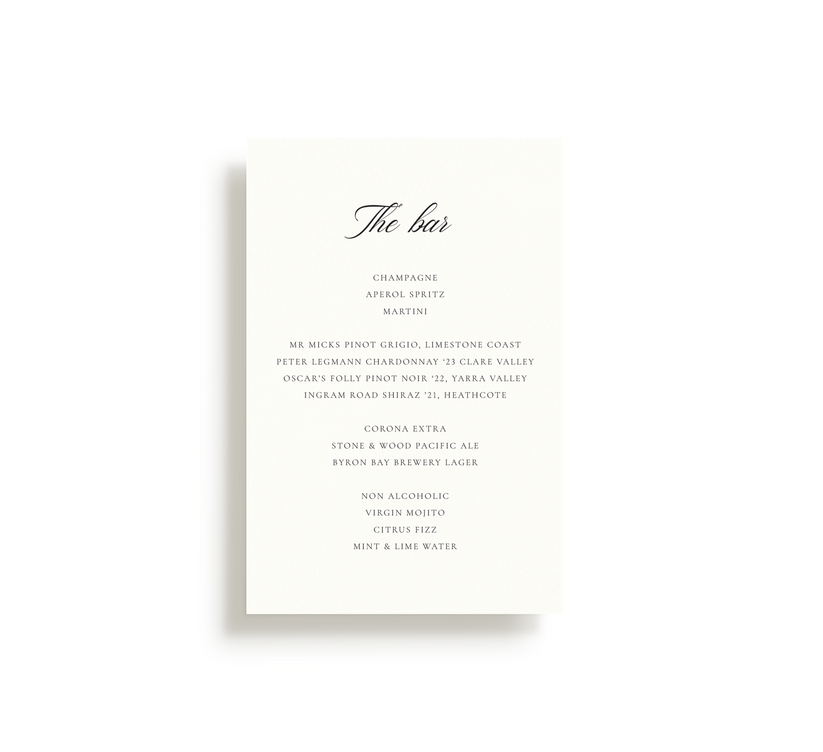 Script Bar Sign – Dear Boa